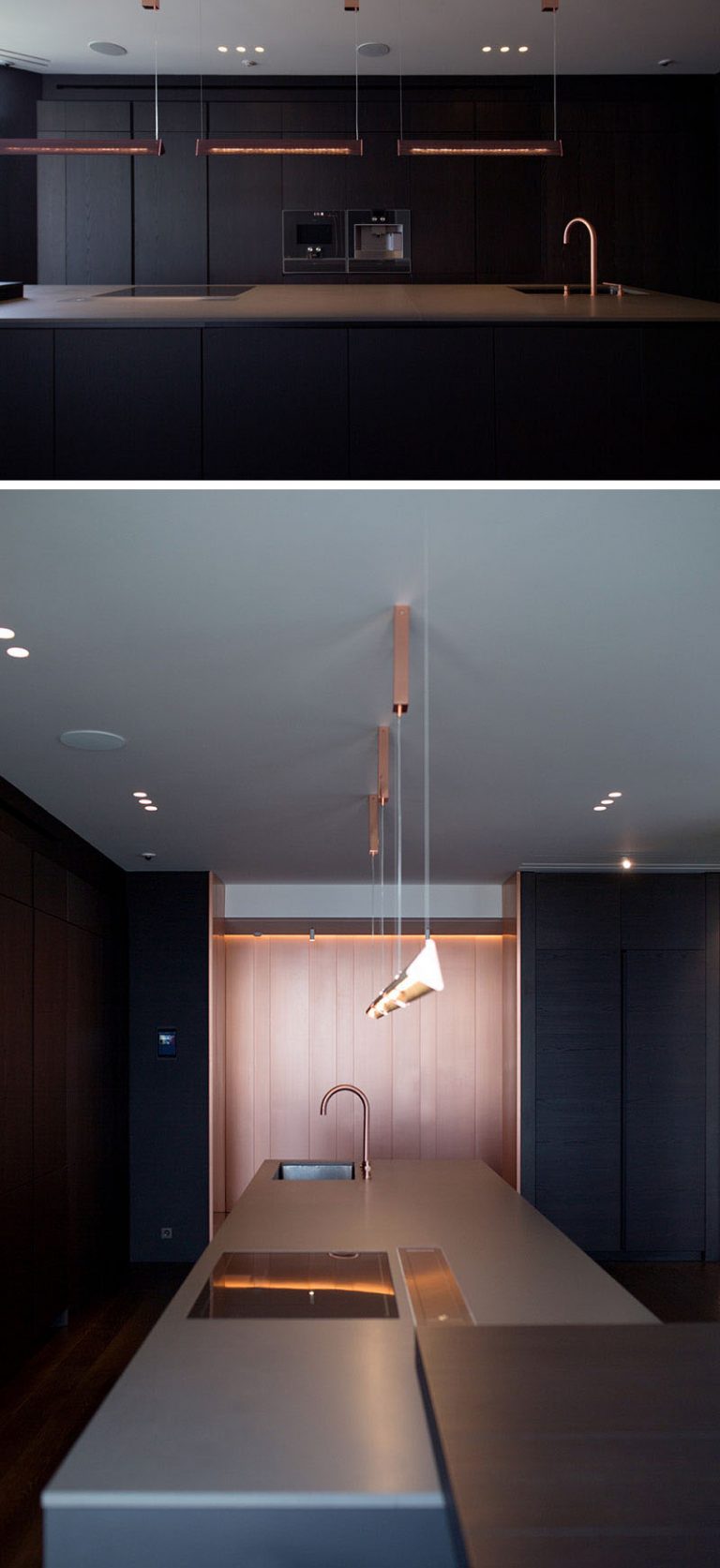 YoDezeen Architects İmzalı Bakır Detaylı Bir Konut Projesi